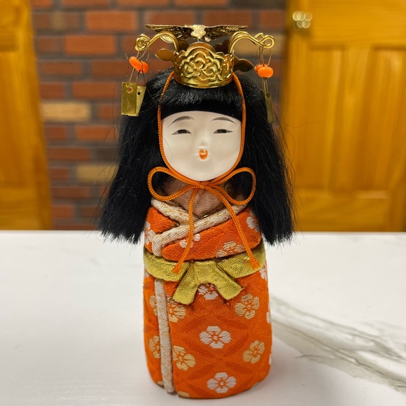 Accents | Japanese Kimekomi Doll Of A Little Princess Japanese Doll ...